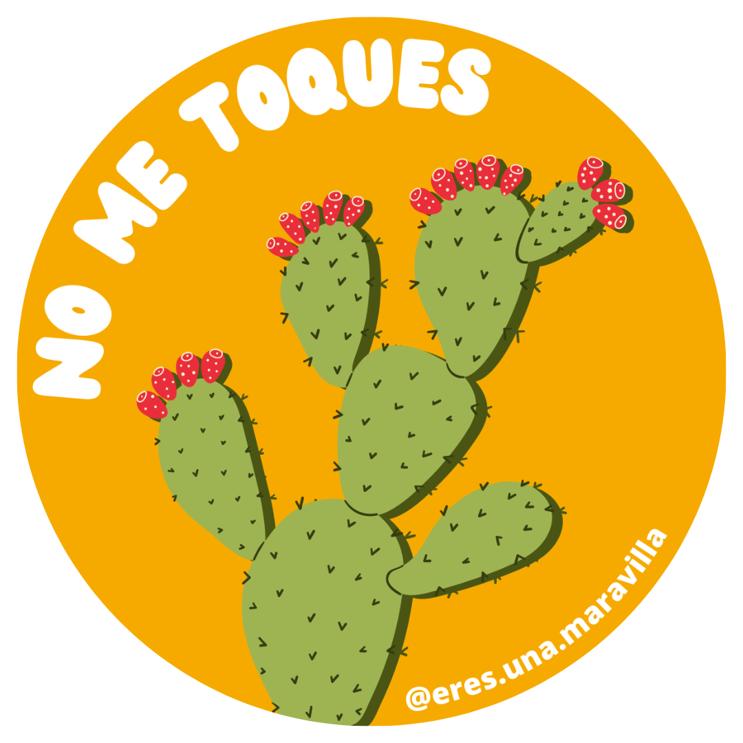 No Me Toques Sticker – Eres Una Maravilla